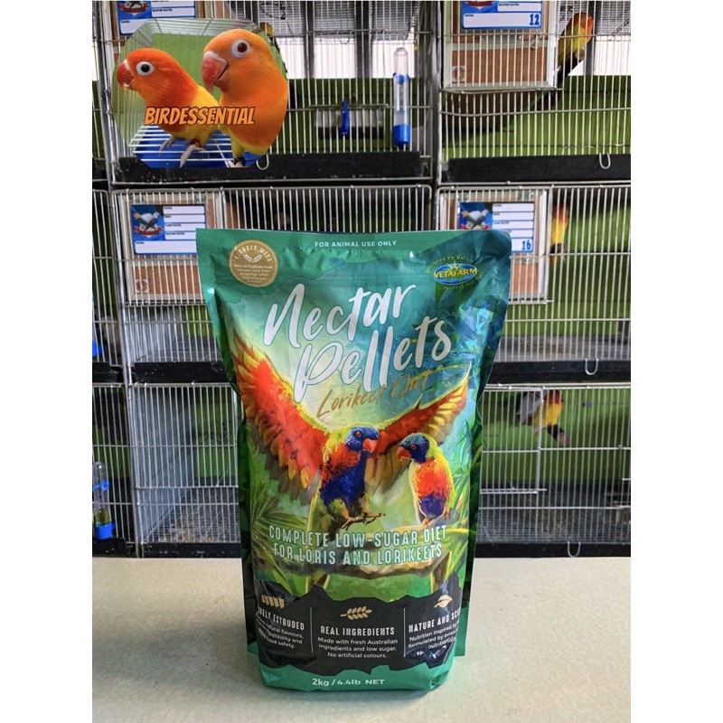 Vetafarm Nectar Pellets Lorikeet Diet (2kg) | Shopee Malaysia