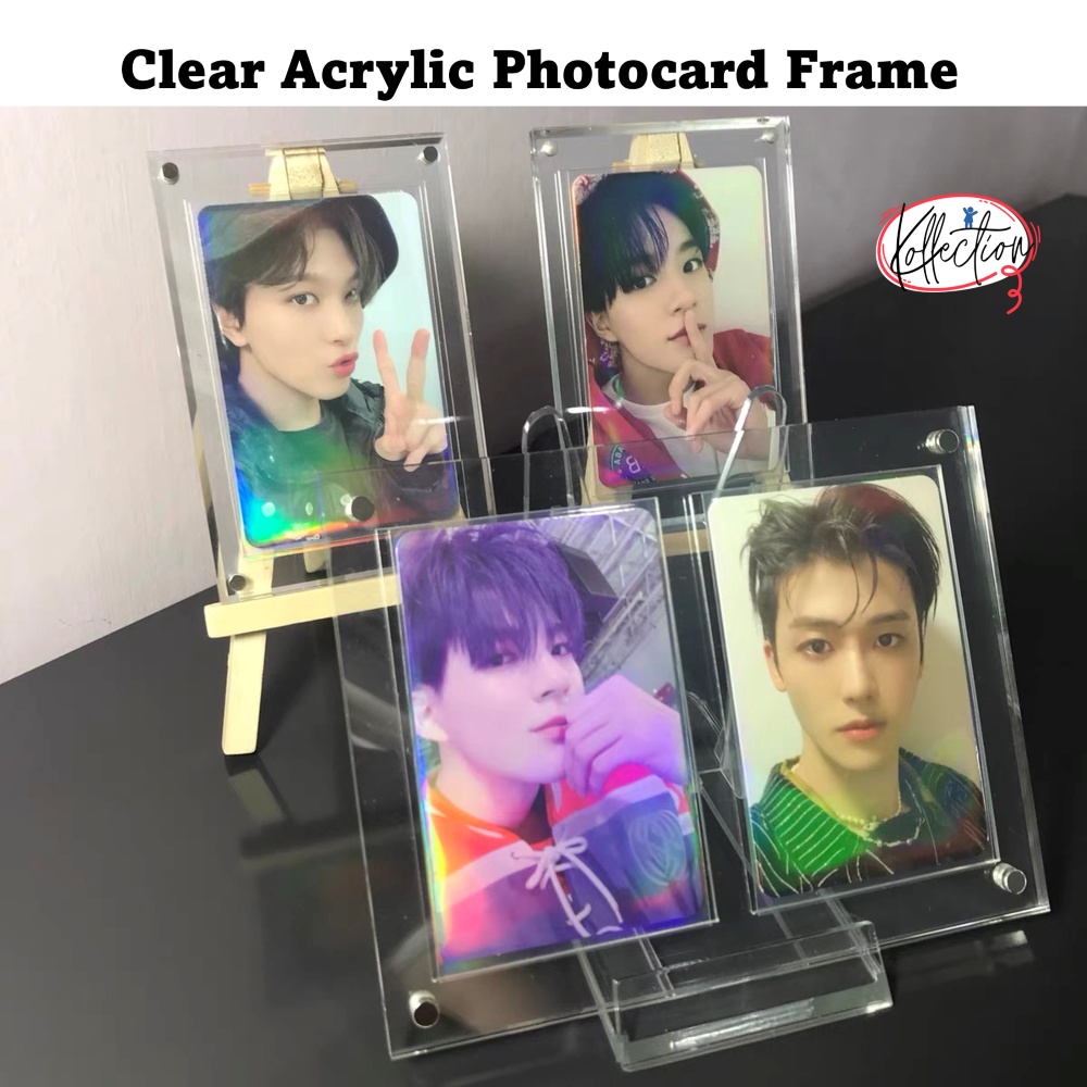Clear Acrylic Photocard Frame / Stand / Photocard sleeves / Toploader ...