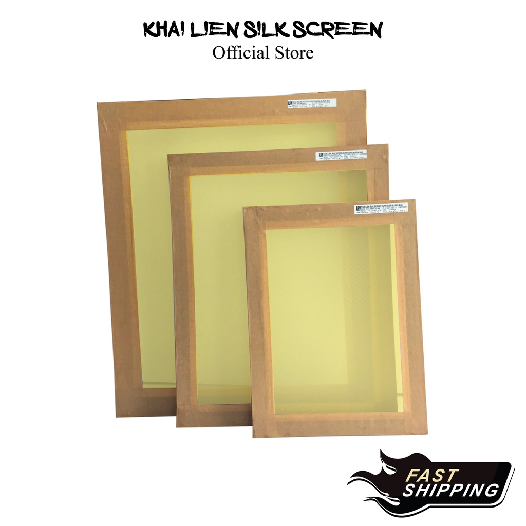 [ LOWEST PRICE ] Silk Screening Wooden Frame with Mesh 120T | Screen ...