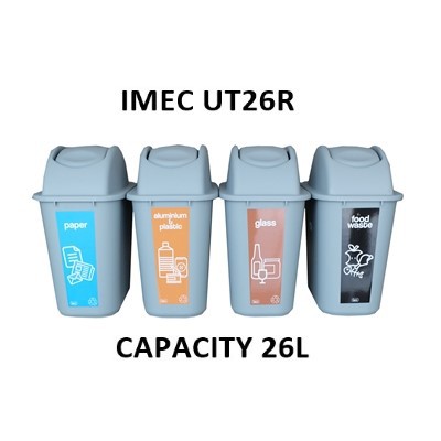 303-7826-4R IMEC UT26R -RECYCLE BIN MEDIUM -PAPER/ALUMINIUM & PLASTIC ...