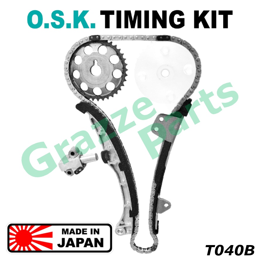 100% Made In Japan O.S.K. Timing Chain Kit Set for Toyota Vios NCP42 ...
