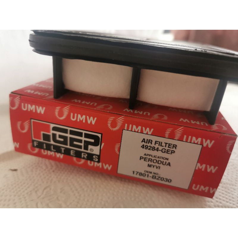 Air filter Perodua myvi 2005 hingga 2017 by UMW | Shopee Malaysia