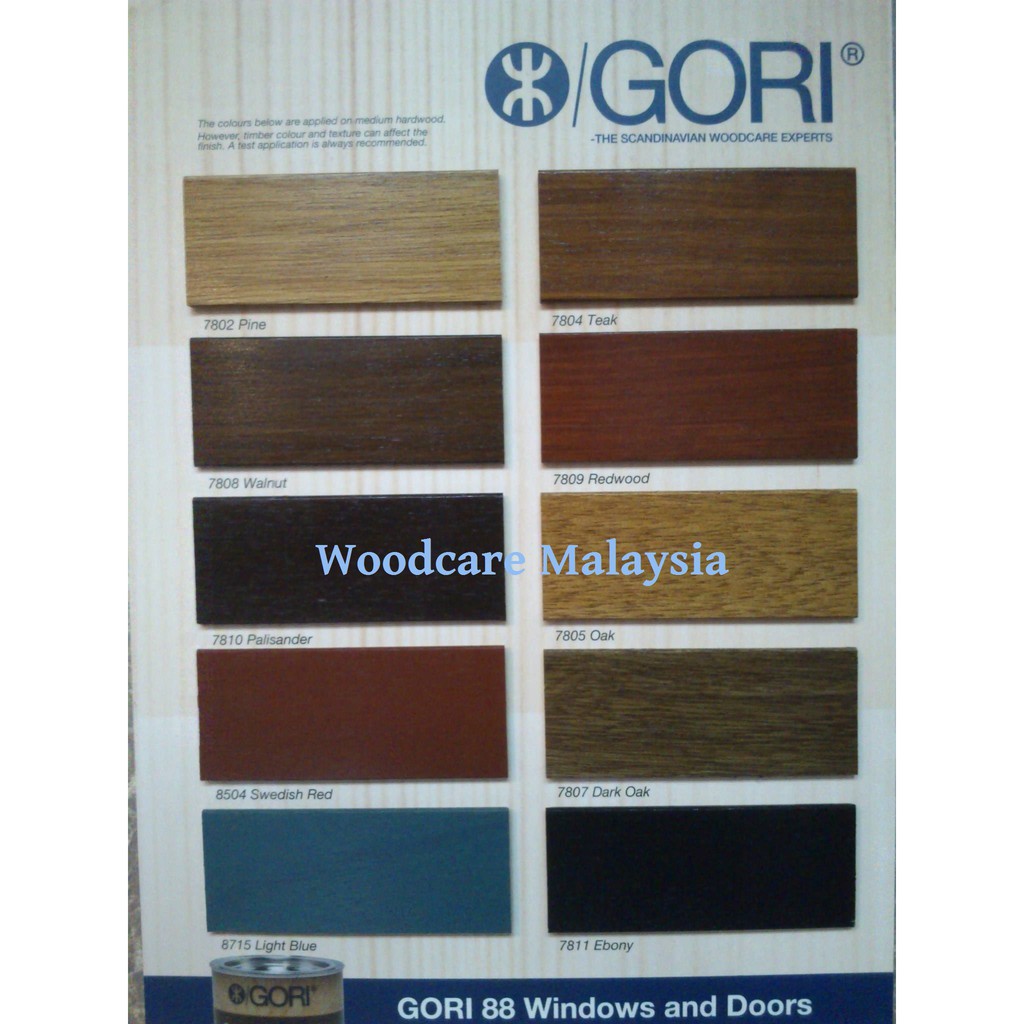GORI 88 5L - Wood Finish 7802 7804 7805 7807 7808 7809 7810 7811 7812 ...