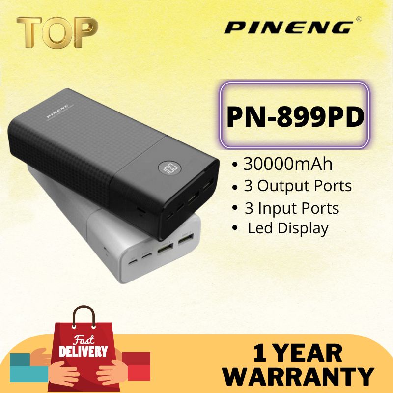 PINENG PN-899 PD 30000Mah QC3.0 QUICK CHARGER / PN-861 PD 20000MAH PD ...