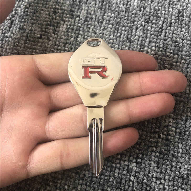 GTR NISSAN Car Key DIY Key Pendant R32 R33 R34 Mechanical Key Blank ...