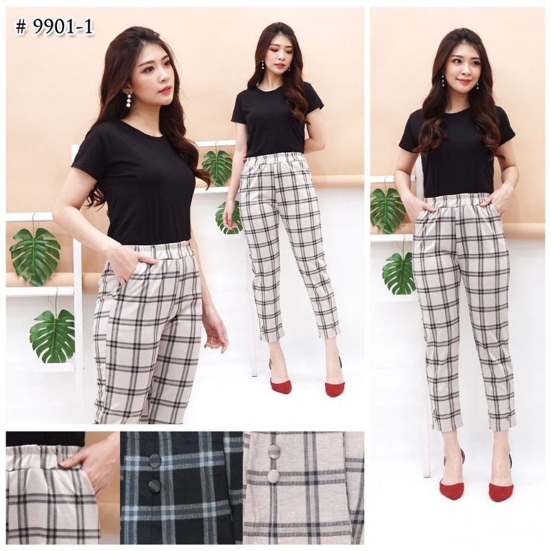 Zaaraa PANTS Box/Box STREC | Shopee Malaysia