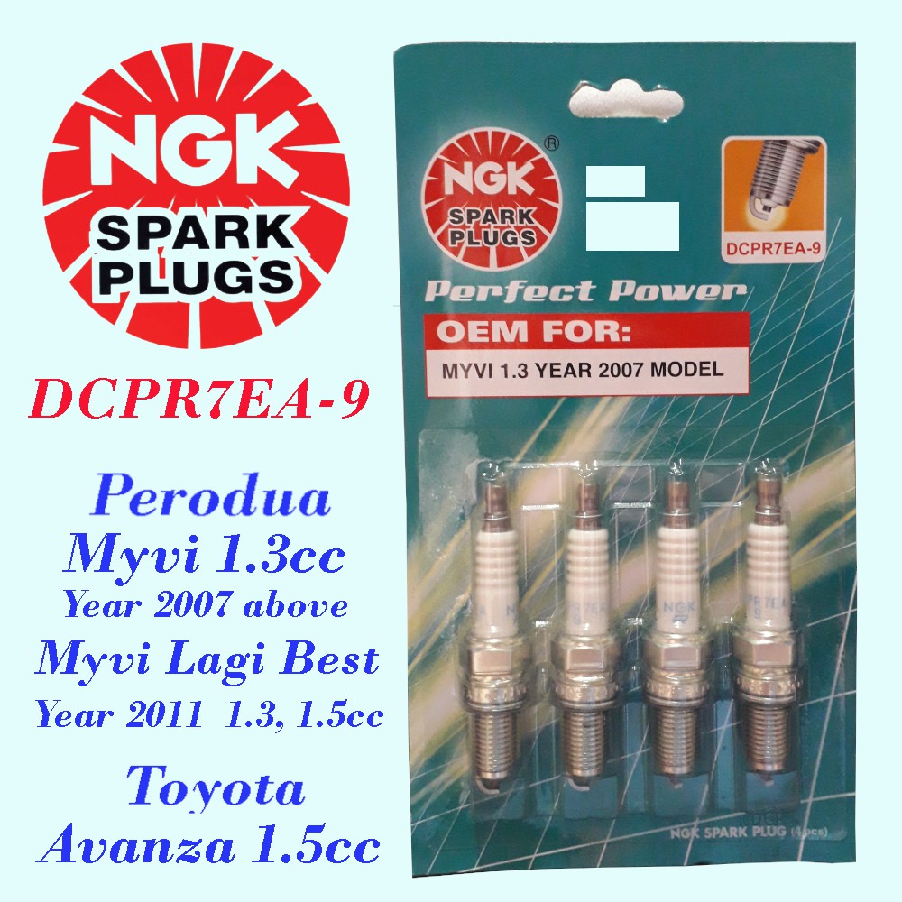 NGK Spark Plug for Perodua Myvi Year 2007 1.3, Myvi Lagi Best Year 2011 ...