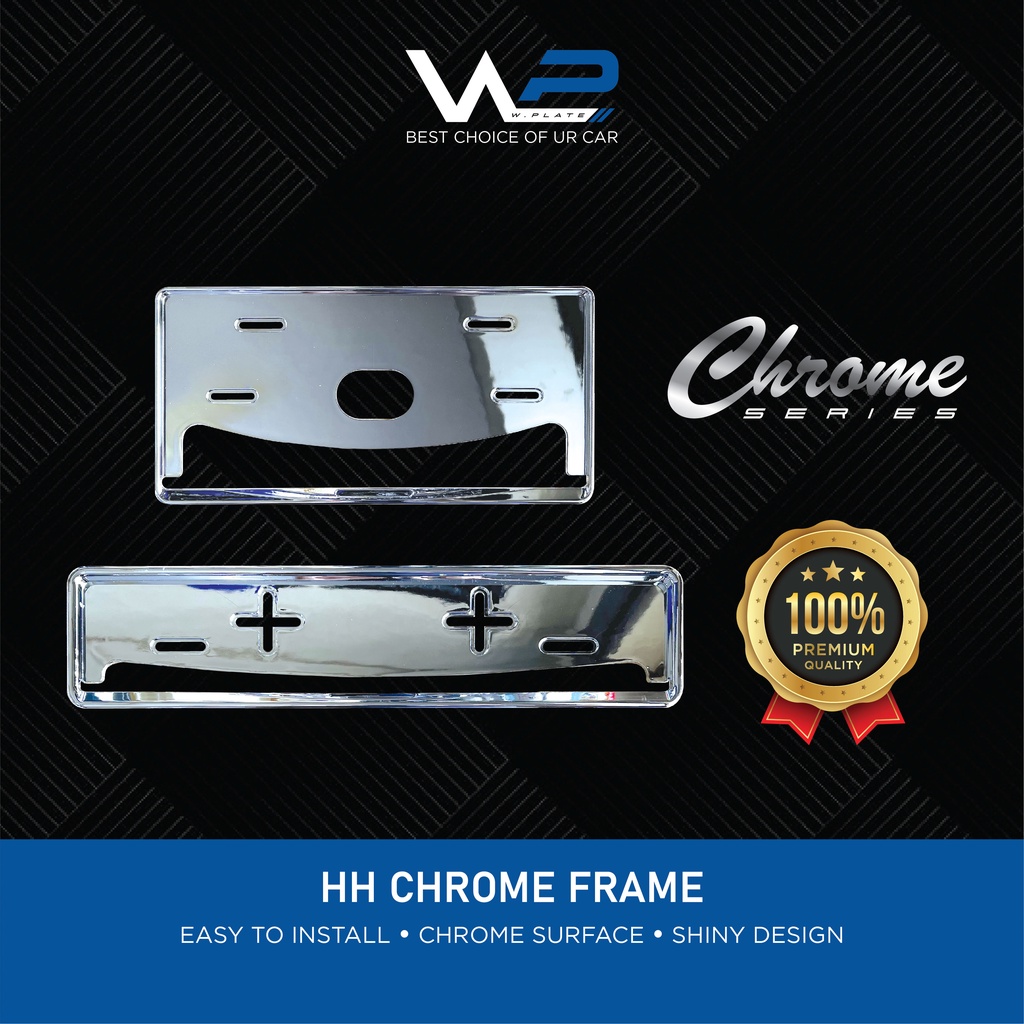 🔥READY STOCK🔥ABS PLASTIC HH CHROME FRAME COVER | Shopee Malaysia