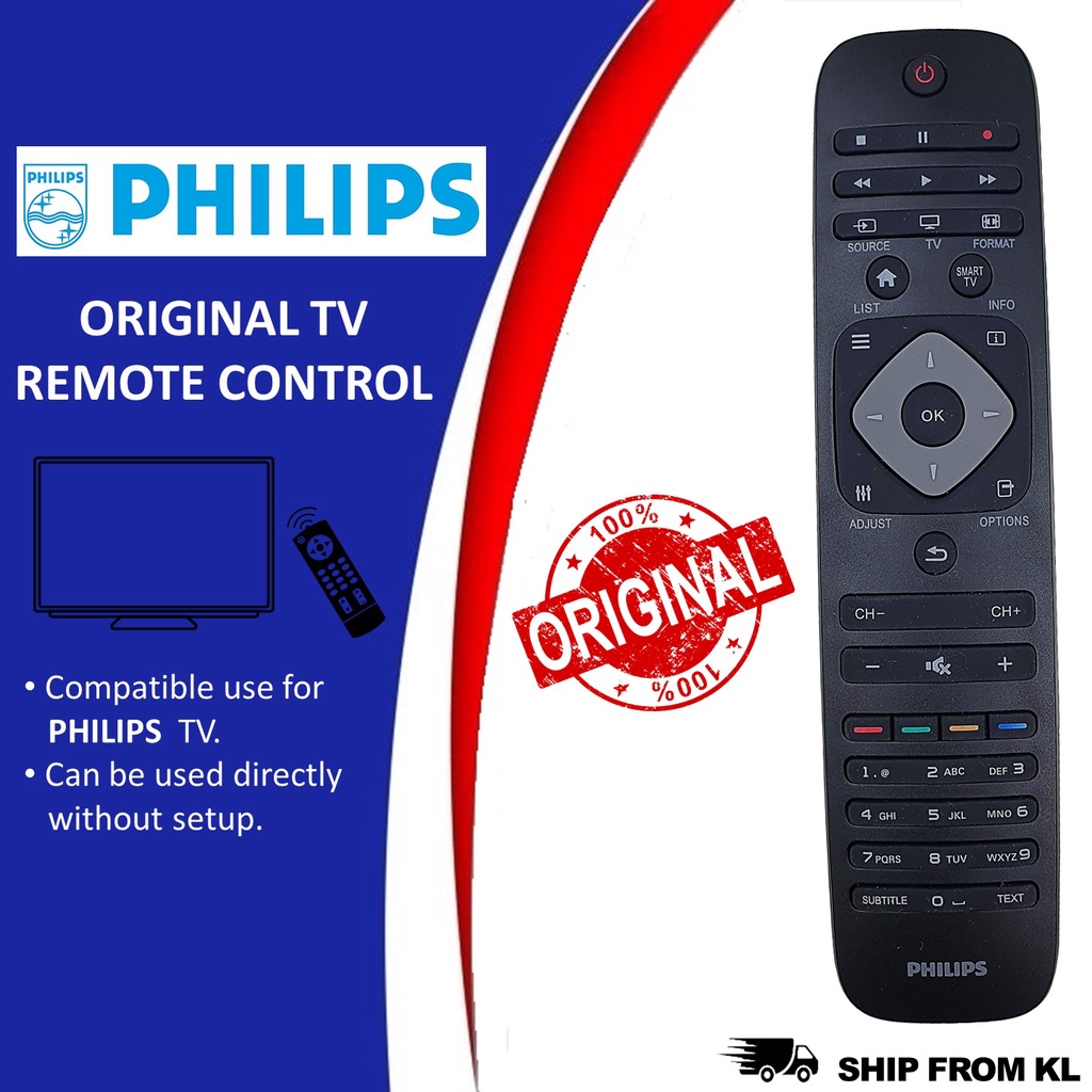 ***ORIGINAL*** PHILIPS Led Lcd Smart TV Remote Control (BEPHN0042BC ...
