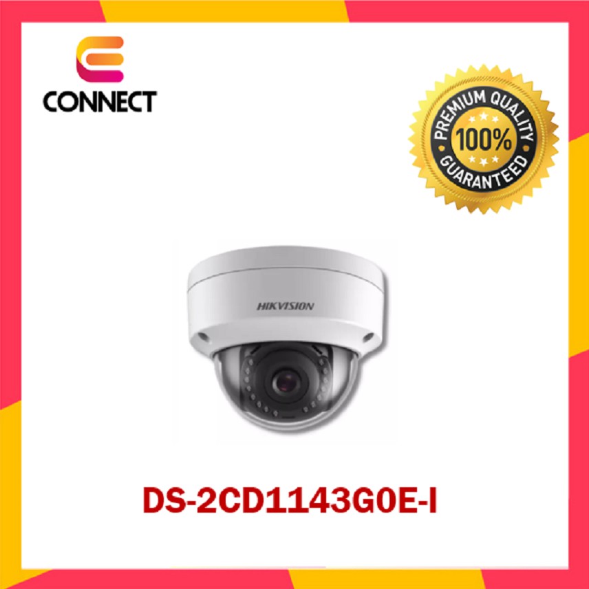 Hikvision DS-2CD1143G0E-I 4MP 4mm Fixed EXIR PoE Network Dome CCTV IP Camera | Shopee Malaysia
