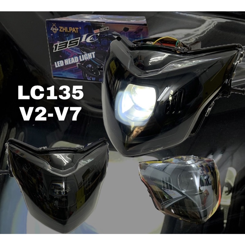 LC135 V2-V7 NEW 2022 ZHI PAT LED H/LAMP SMOKE | Shopee Malaysia