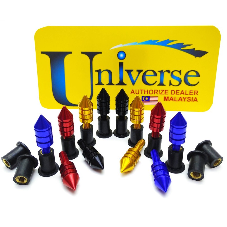 ROCKET SCREW - Spike Motorcycle Fairing Bolts - Windshield Screws ...