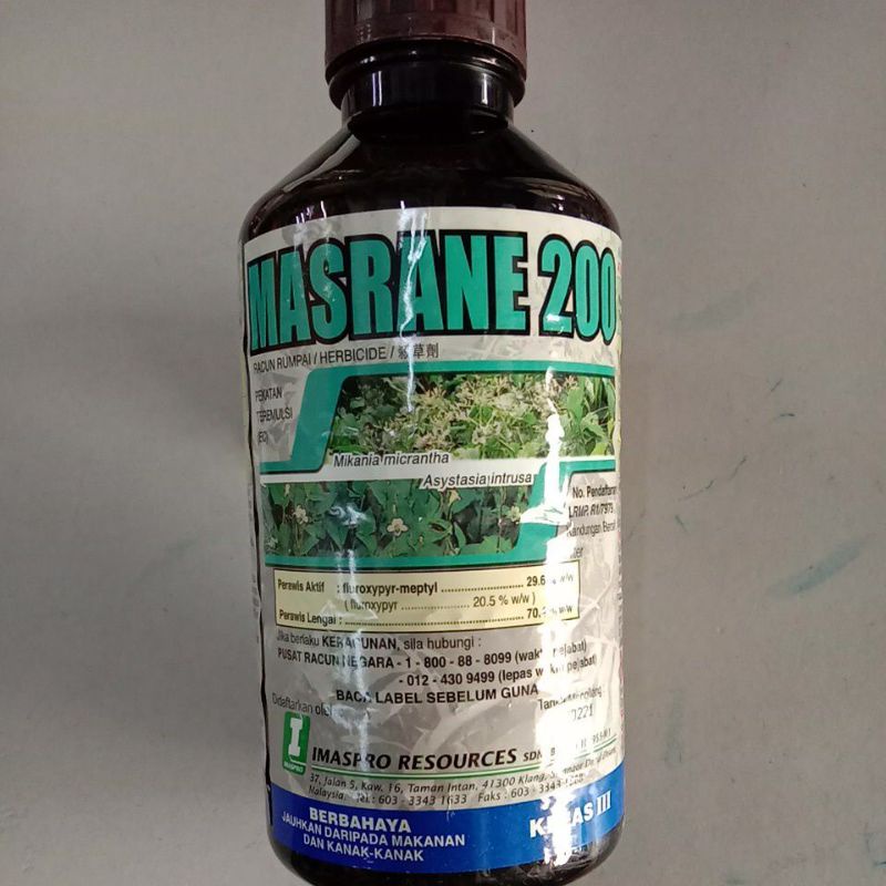 1Liter Masrane 200 fluroxypyr-meptyl 29.6% ( sama starane 200 ...