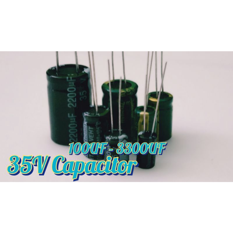 35V Electrolytic Capacitor 100uf 220uf 330uf 470uf 680uf 1000uf 2200uf ...