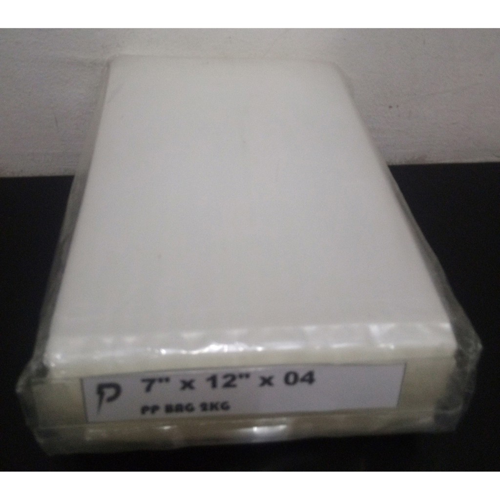 Packing Bag PP Clear / 7 x 12 inch Clear PP 04 (0.04mm) Plastic Bag ...