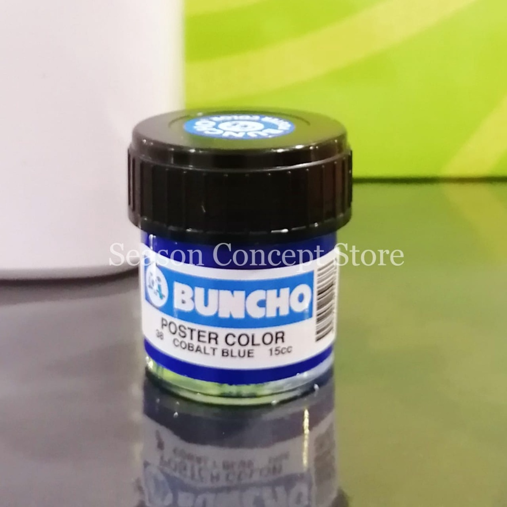 [Original] BUNCHO Poster Color 15cc Single Colour Black, White, Sky ...