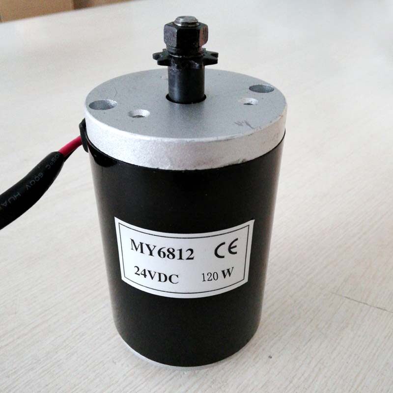 My6812 Dc 150w 120w 100w 12v/24v/High-Speed Motor, With Chain Wheel ...