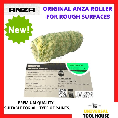[100% ORIGINAL] ANZA 7”-185MM PREMIUM RUMMEX ROLLER PAINT REFILL ...