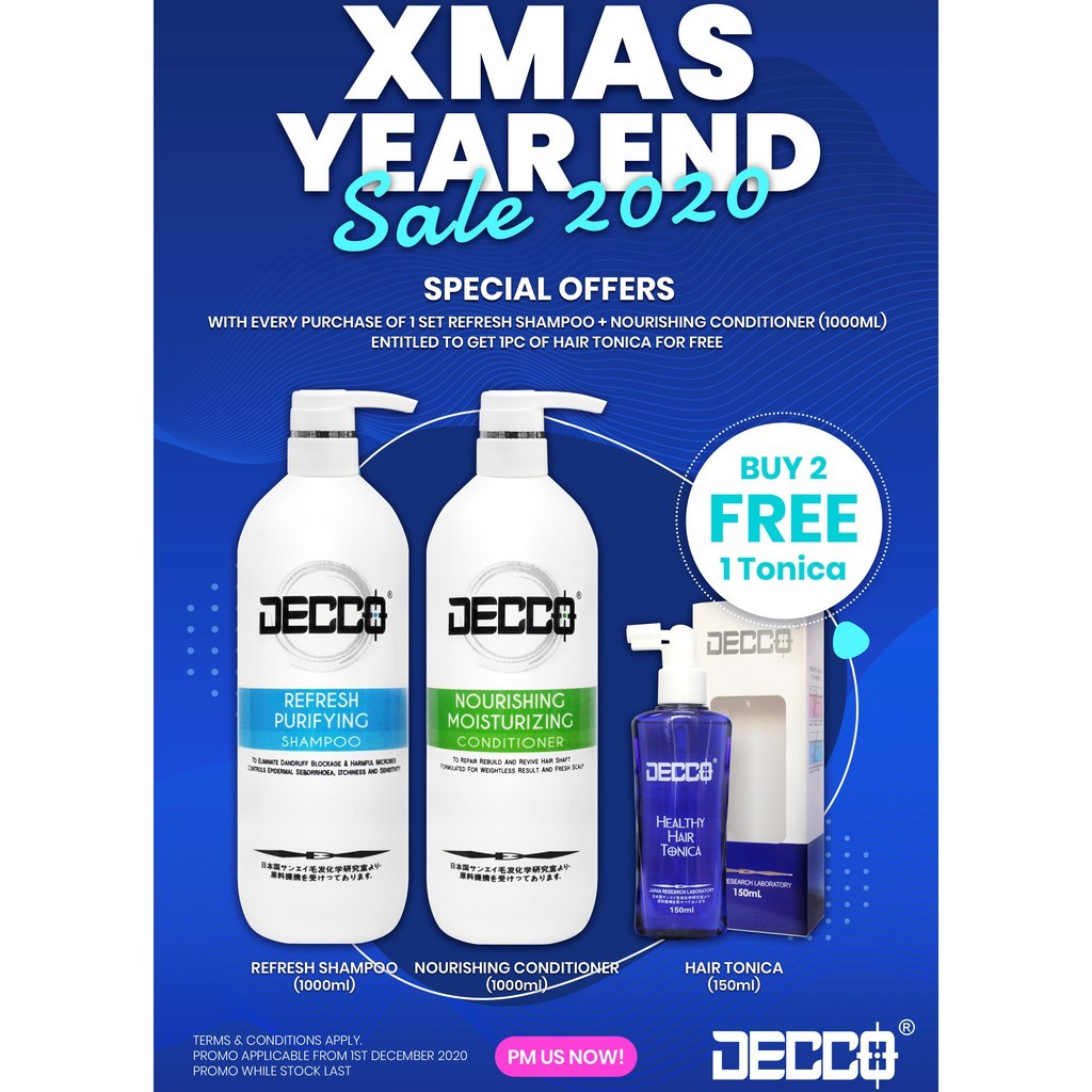 DECCO HAIR SHAMPOO SET(OILY HAIR TYPE) | Shopee Malaysia