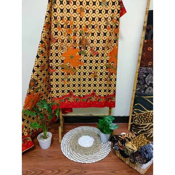 KATUN 15 solo batik Fabric Motifs/Seagrass Cotton Material/solo batik ...