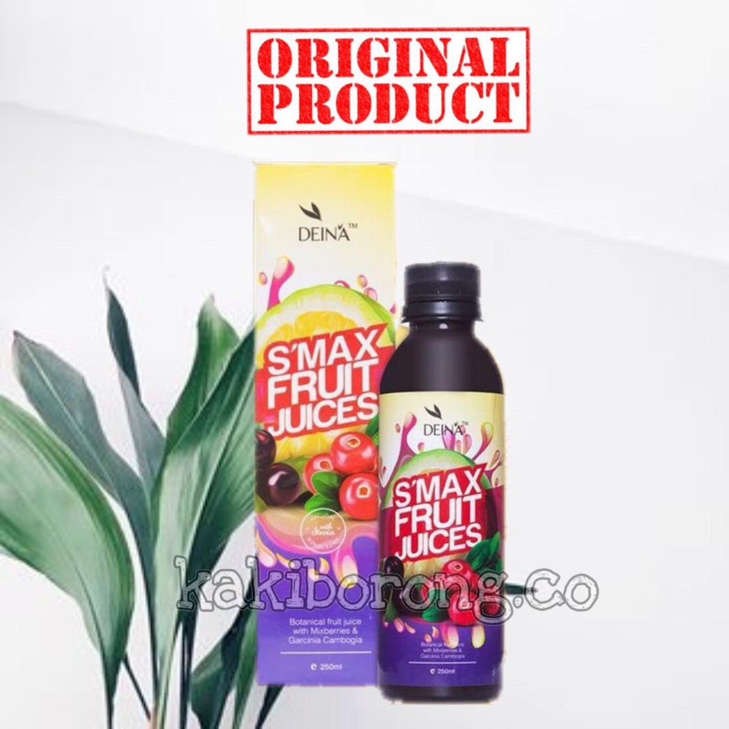 💯 Original HQ™ Deina S'max Fruit Juice Ubat Kurus Smax Slimax Garcinia Diena | Shopee Malaysia