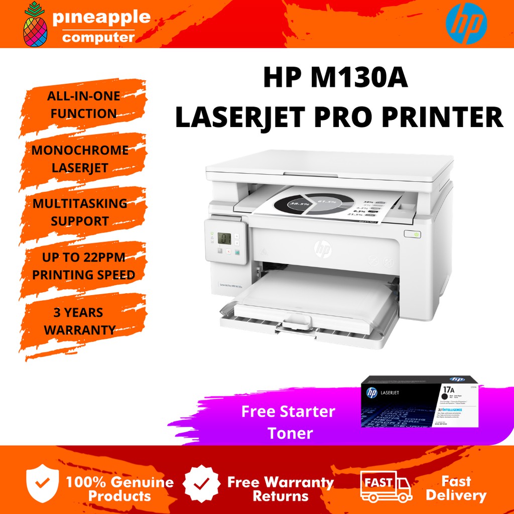 HP LaserJet Pro MFP M130a | Shopee Malaysia