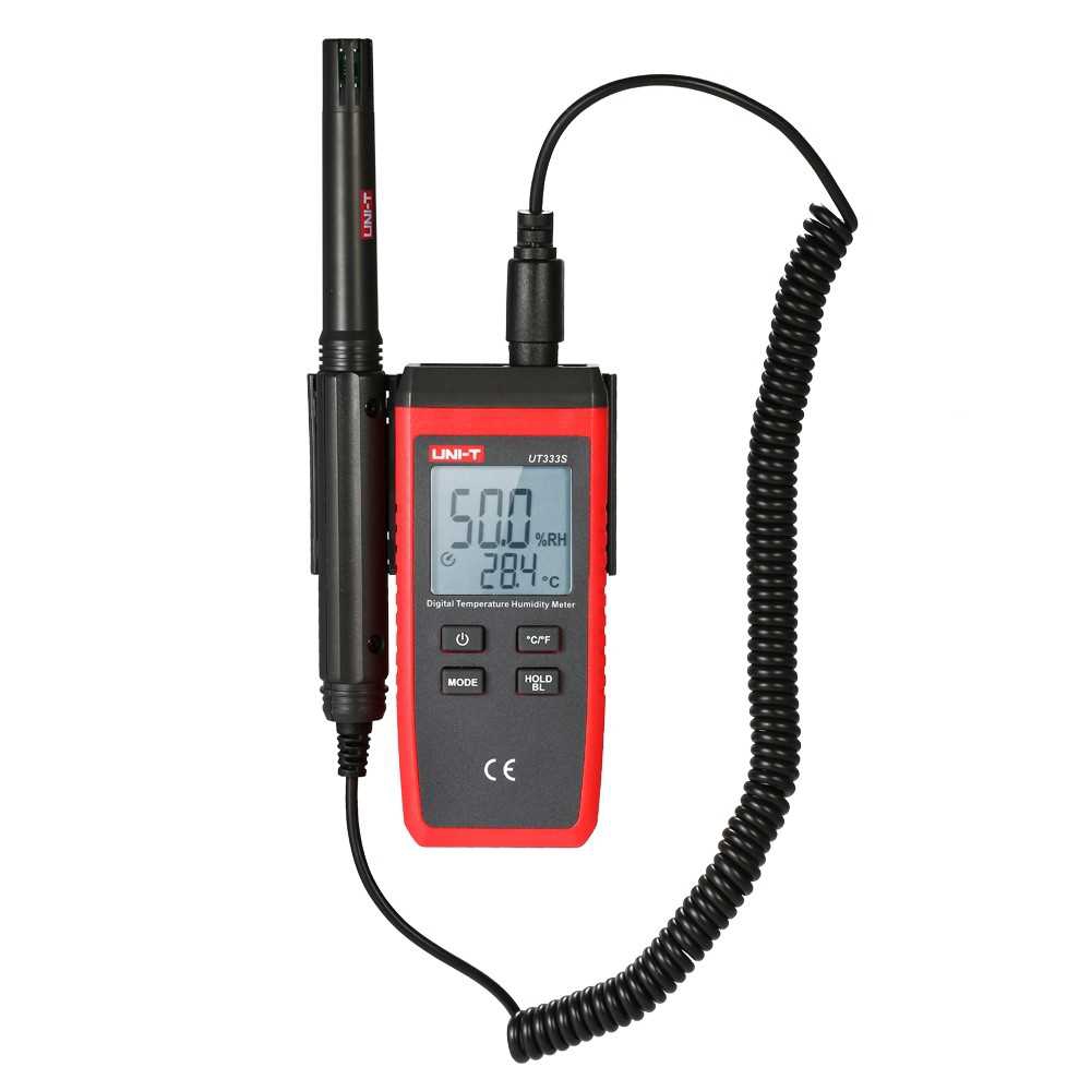 UNI-T UT333S °Mini Temperature and Humidity Meter LCD Digital Thermo ...