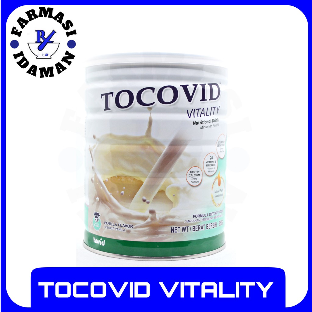 Tocovid Vitality Nutritional Drink 850g (Free 2 Sachet 53g) | Shopee ...