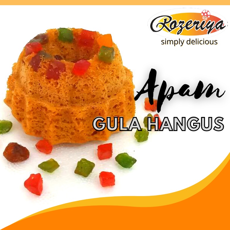 Rozeriya Apam Gula Hangus | 10 pcs | 6 PACK CAN MIX + FREE Polisterin ...