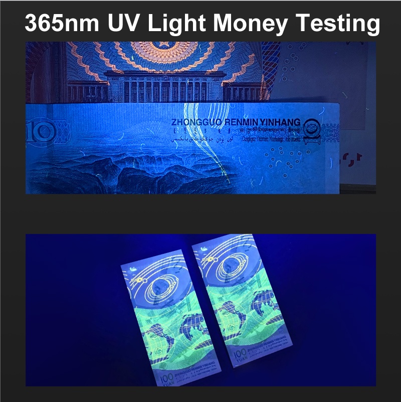 Smiling Shark SD-0112 2 in 1 LED Mini UV Torch Light Flashlight Red ...