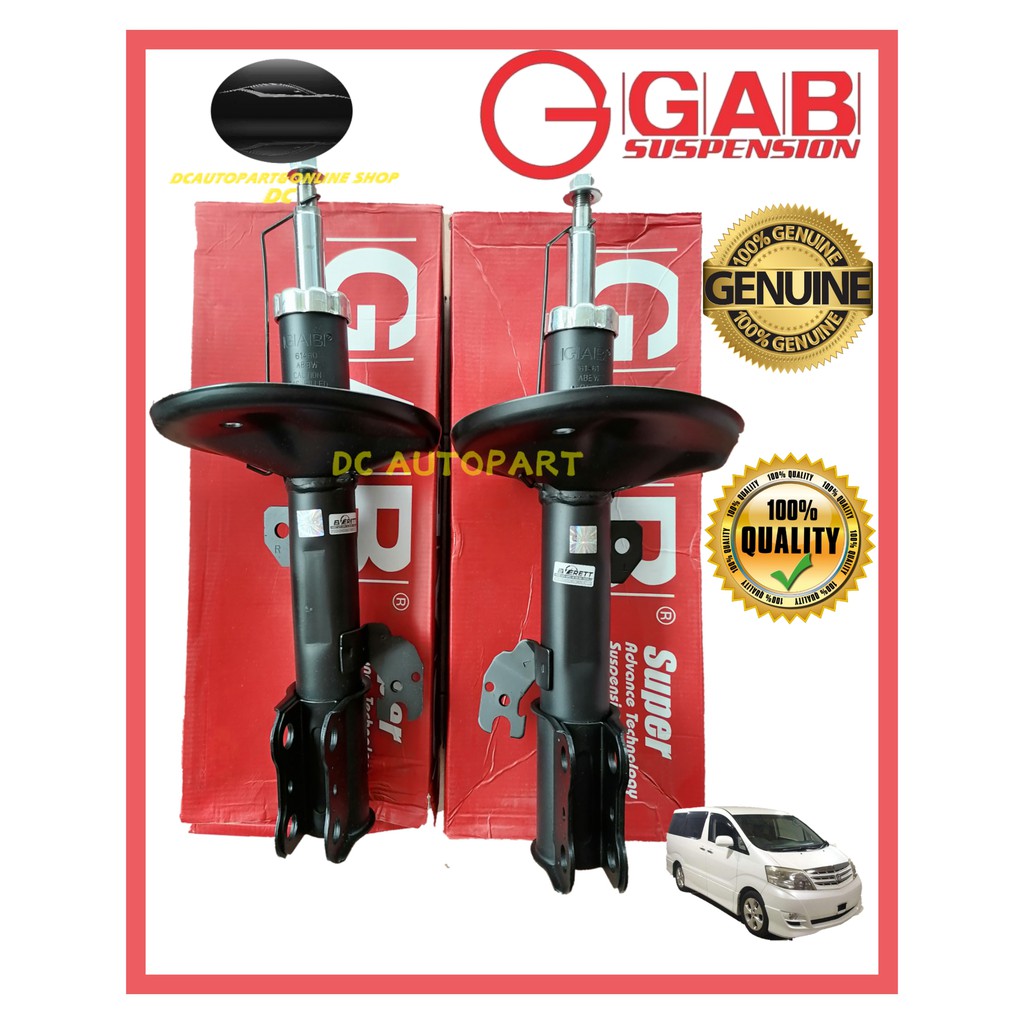 ORIGINAL GAB TOYOTA ESTIMA ALPHARD VELLFIRE ANH10 ACR40 ANH20 GGH20 ACR50 PREVIA ACR30 ABSORBER ...