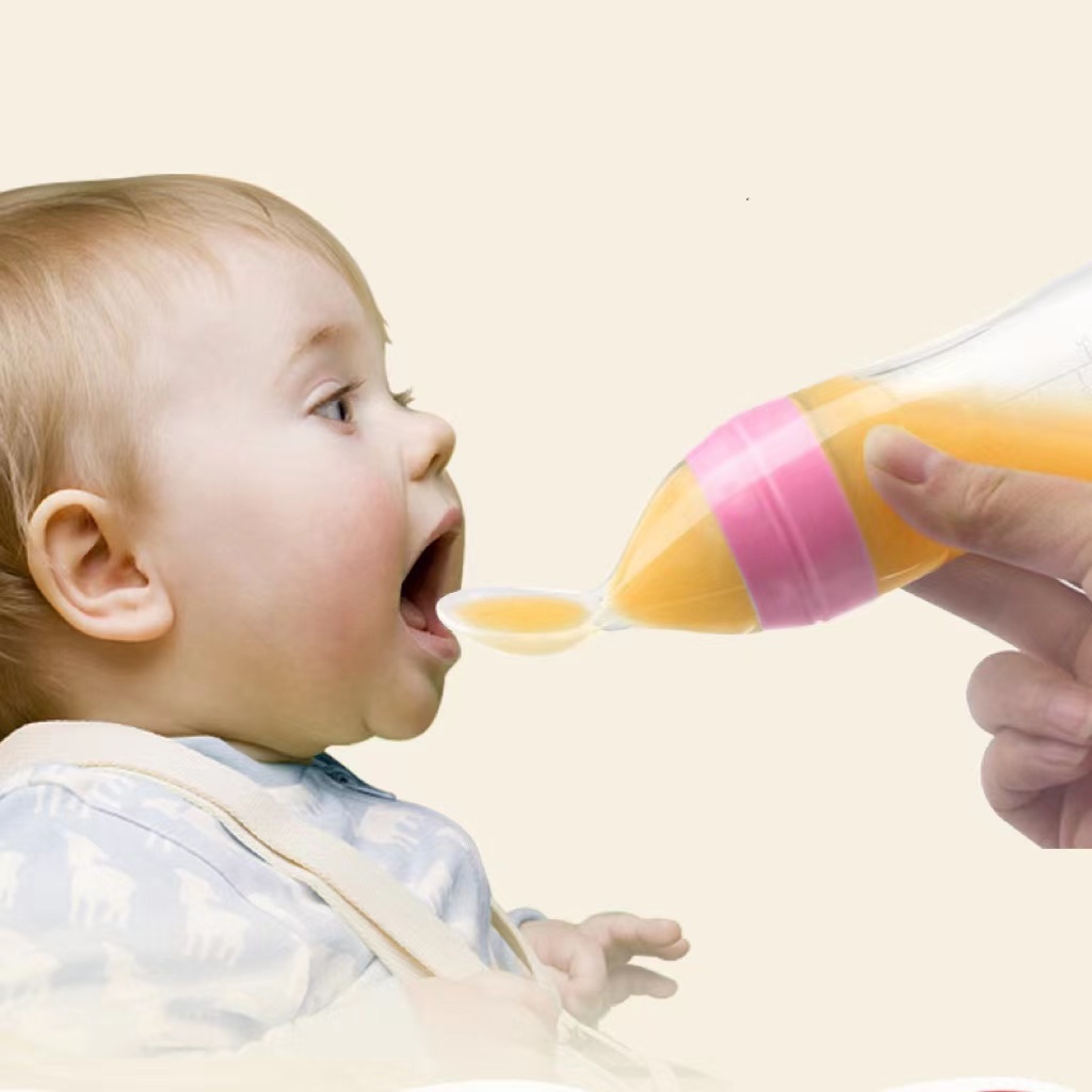 Baby Feeding Bottle Food drug Feeder soft silicon medecine feeding ...