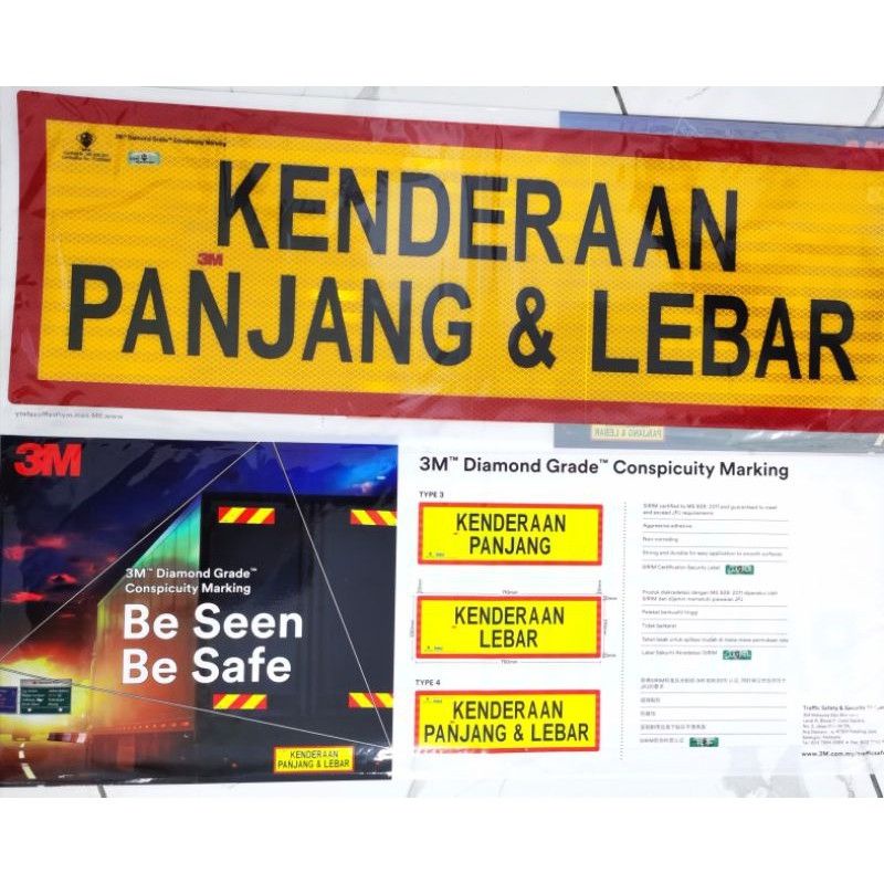 3M sticker puspakom, kenderaan panjang & lebar #sticker lorry#lorry ...