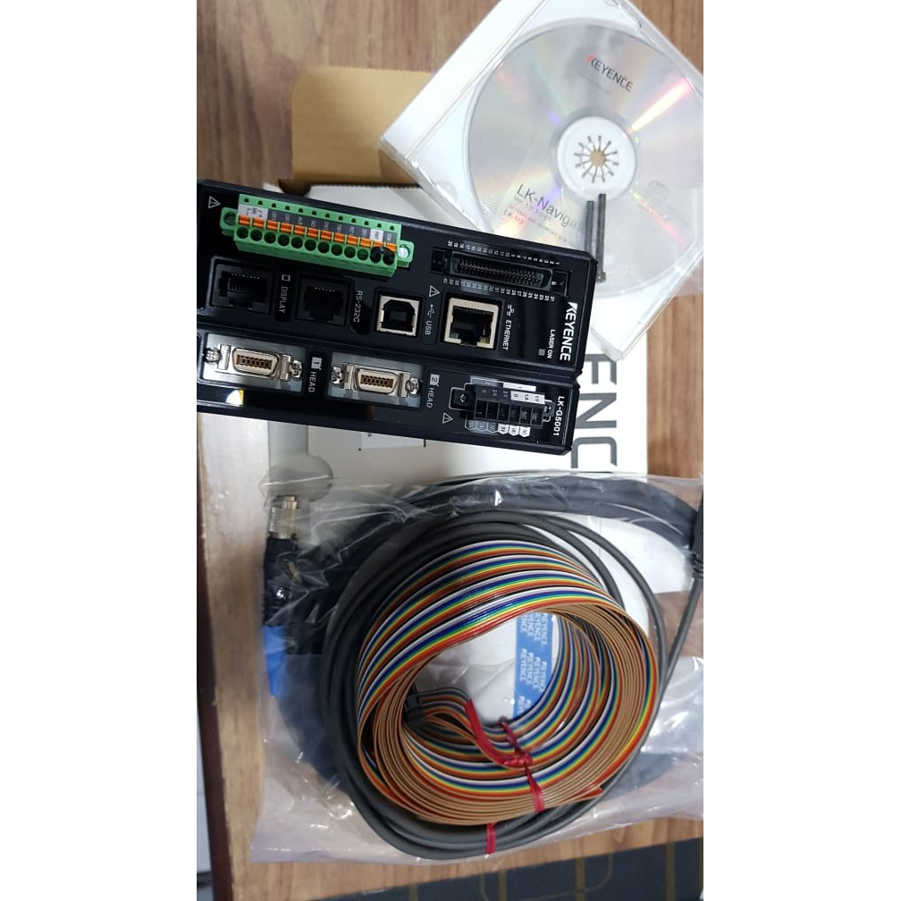Keyence LK-G5001 Laser Displacement Controller With LK-H008 Sensor Head ...