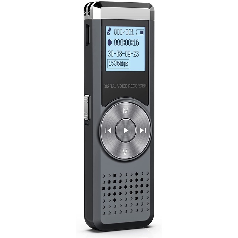 Digital Voice Recorder Audio Sound Recorder Portable MP3 Recorder for ...