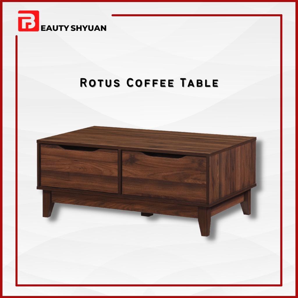 ROTUS Meja Coffee Table Modern Living Room Table Meja Kopi Ruang Tamu ...