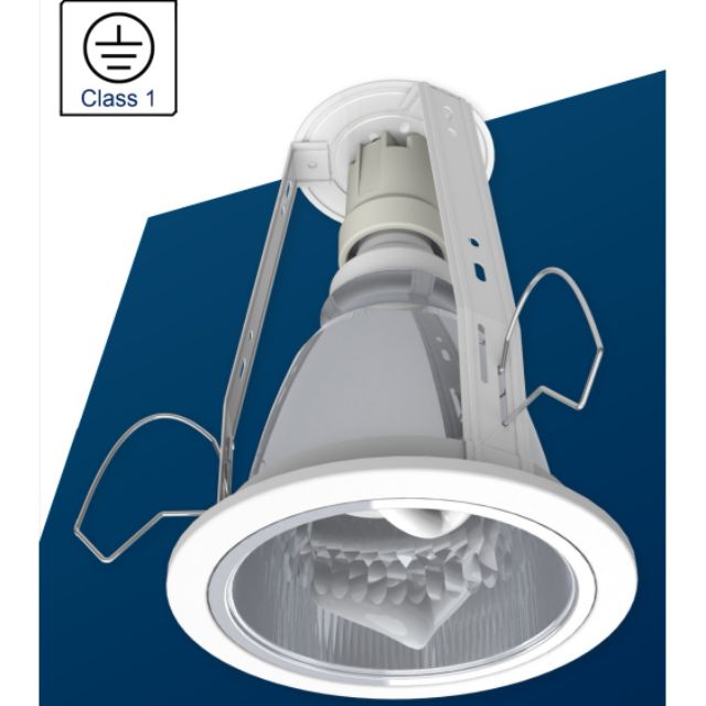 6" Recessed Downlight Cover (Black Frame, White Cover) | Shopee Malaysia