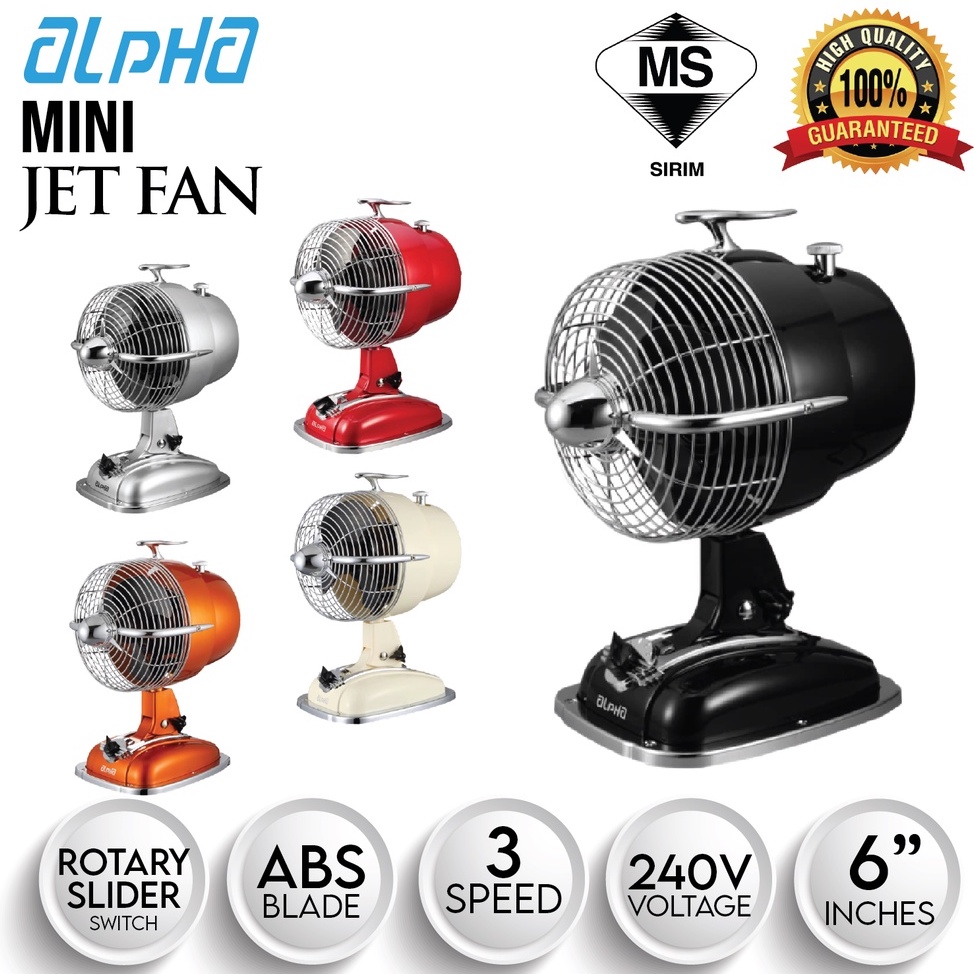 Alpha Mini Jet Fan 6" | Shopee Malaysia