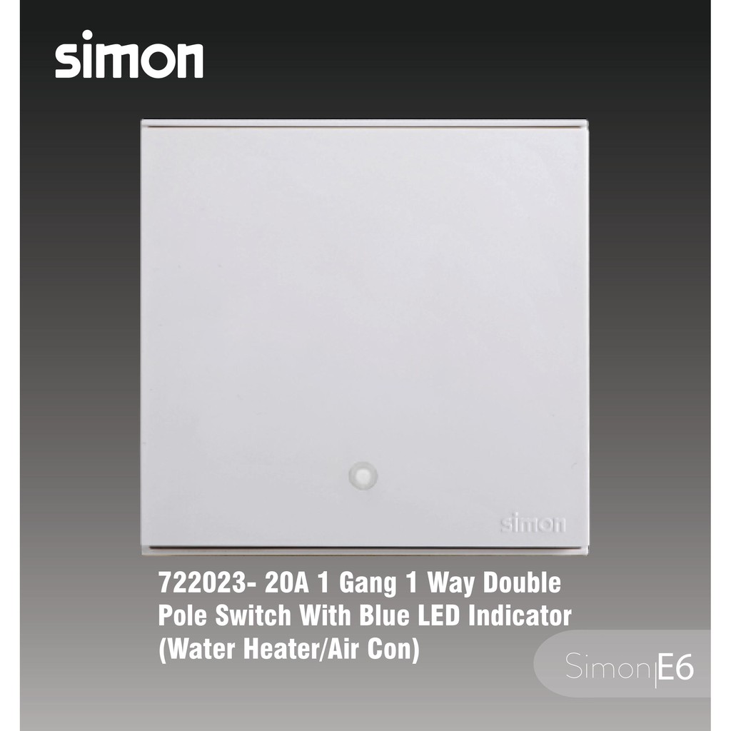 Simon E6 Series Switch / Switches & Socket Outlet (WHITE) | Shopee Malaysia