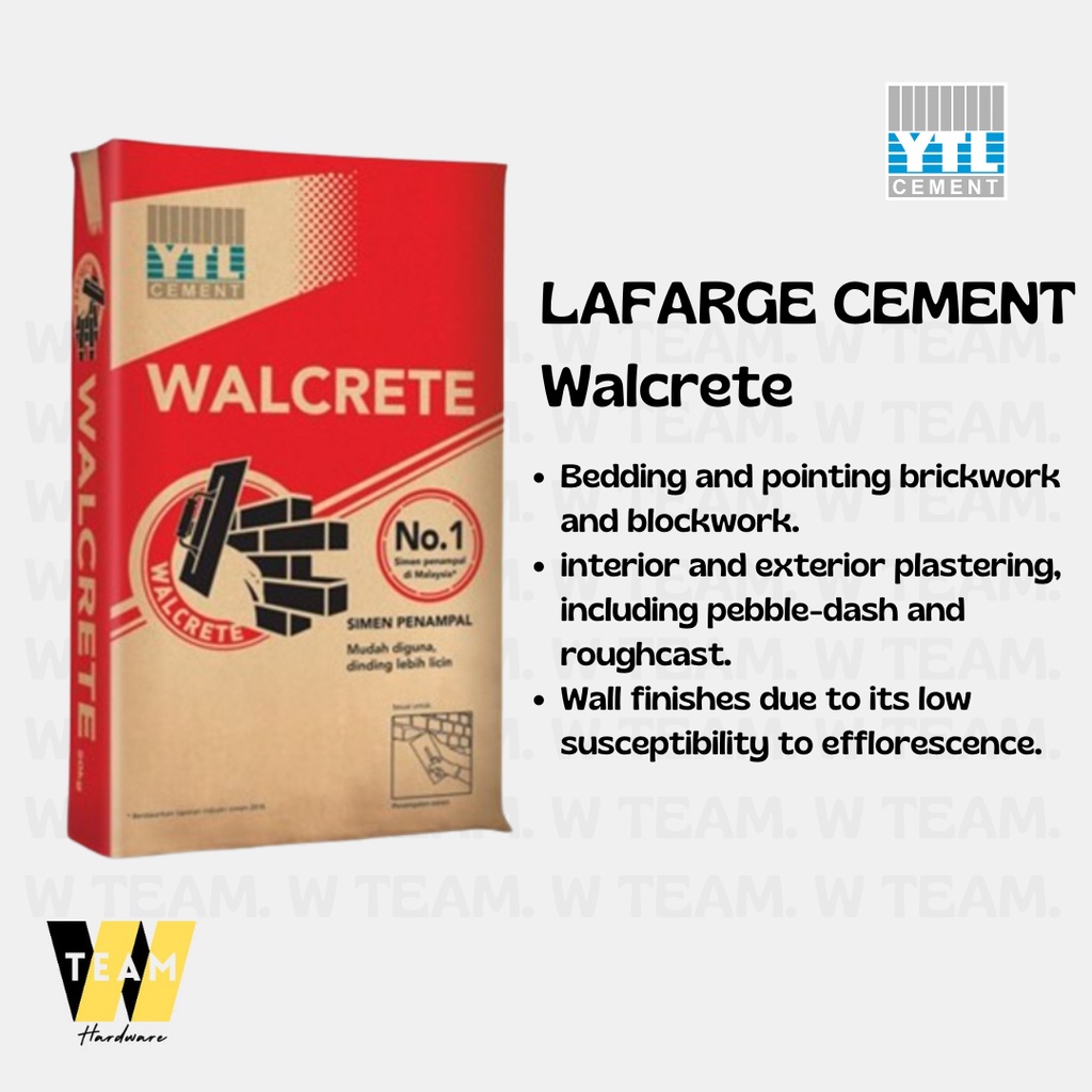 Lafarge Walcrete General Cement | Shopee Malaysia