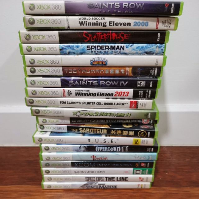 (S - Z) SECOND HAND XBOX360 ORIGINAL CD GAMES | Shopee Malaysia