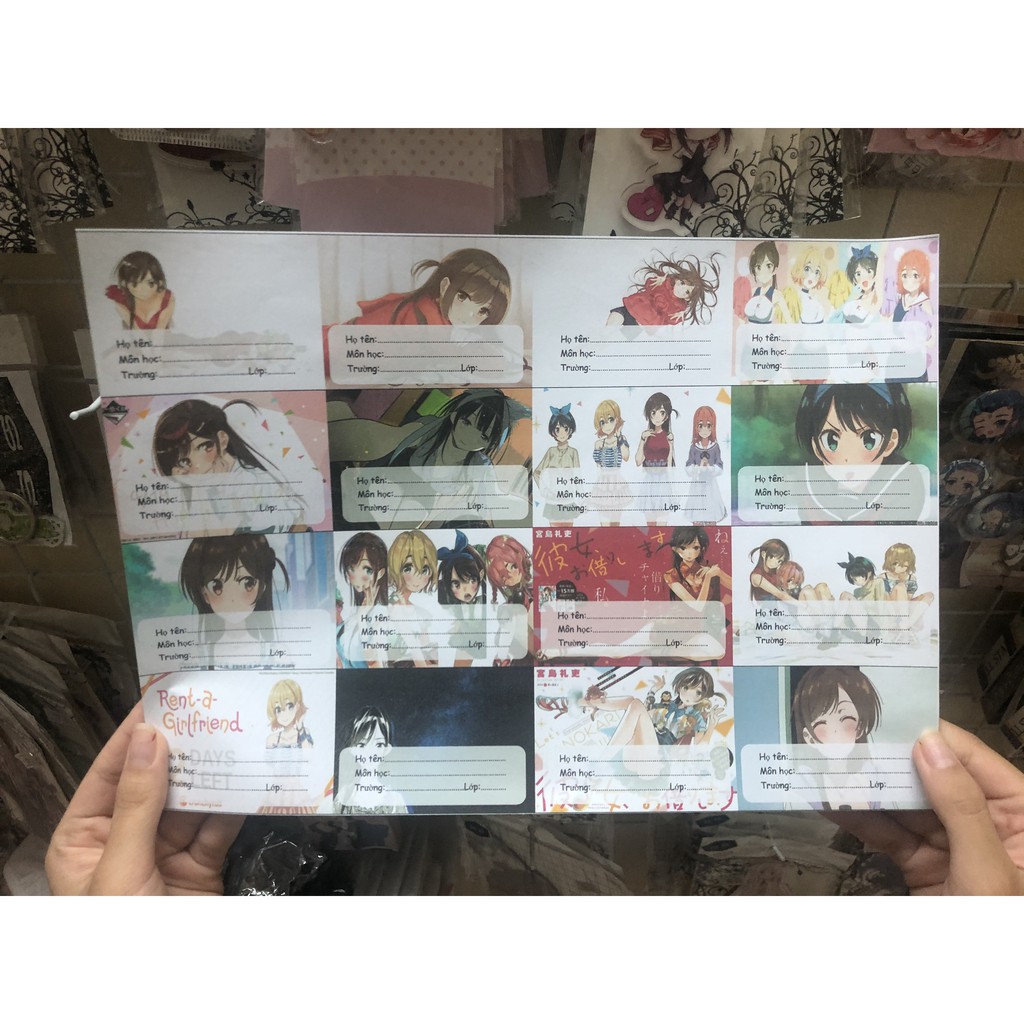 Set Of 20 Anime Notebook Labels (Many Models) 3-Haikyuu,Yahari ore ...