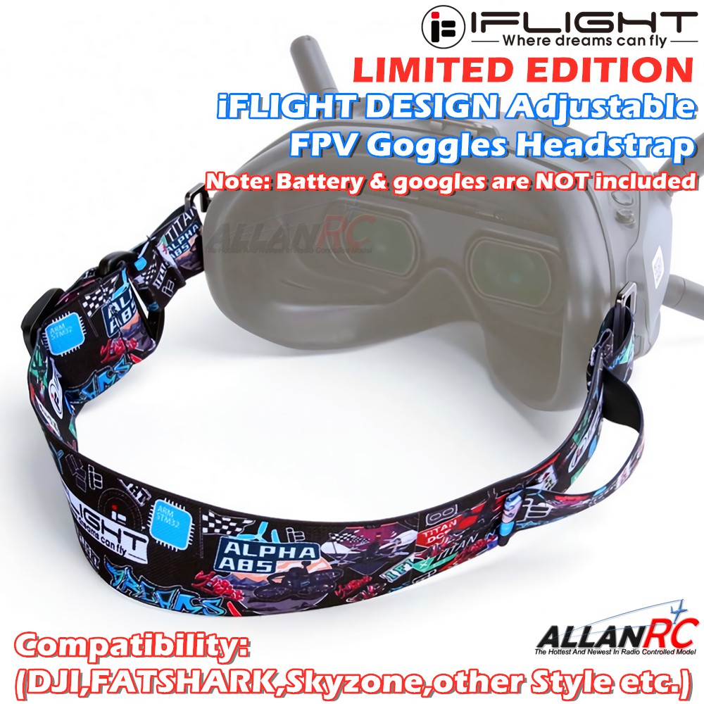 iFLIGHT DESIGN Adjustable FPV Goggles Headstrap Compatibility Goggles ...