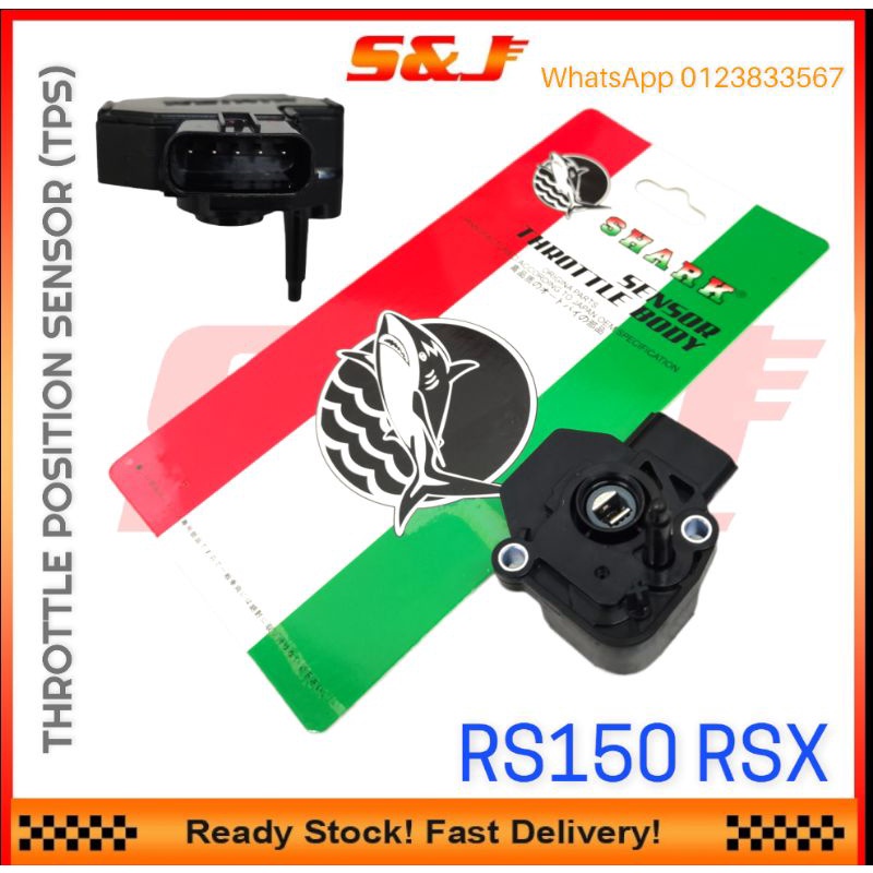 SHARK TPS SENSOR THROTTLE POSITION SENSOR SWITCH Y15ZR SRL115FI RS150 ...