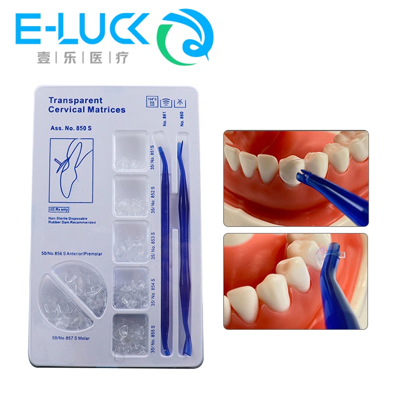 277Pcs/Set Dental Transparent Cervical Matrices Retractor Matrix ...
