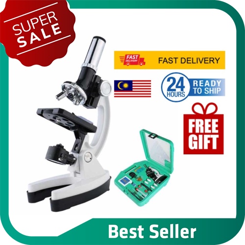 BEST SELLER [ LOCAL READY STOCK + FREE GIFT ] 28 in 1 Microscope Set ...