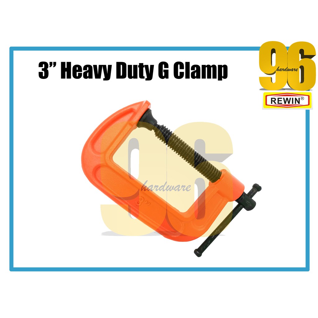 Heavy Duty G Clamp 3" | Shopee Malaysia