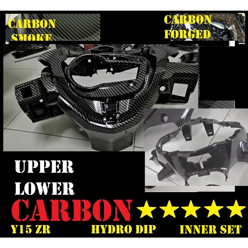 YAMAHA Y15 CONVERT INNER SET Y15ZR V1 CONVERT TO V2 HYDRO CARBON ...