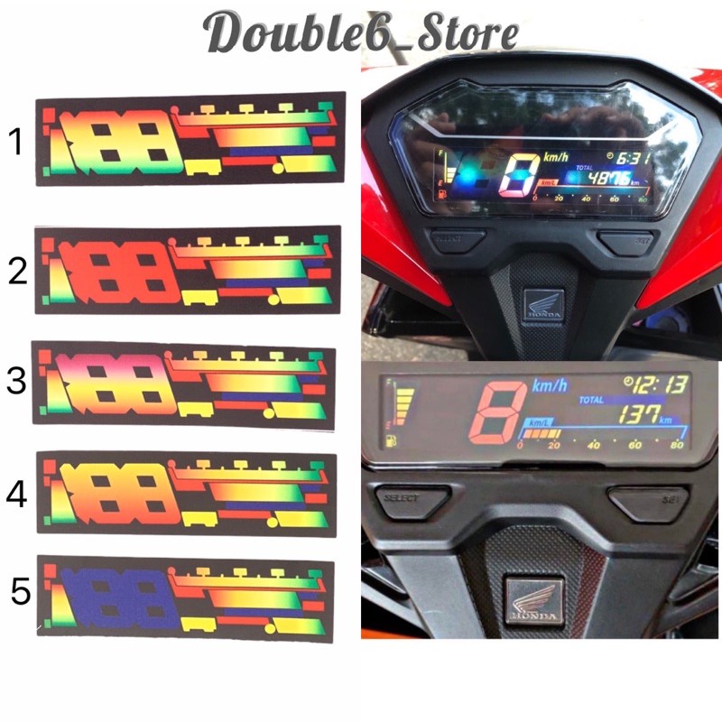 Sticker Inner Meter Vario 150 - Honda Scooter Vario 150 Accessories ...
