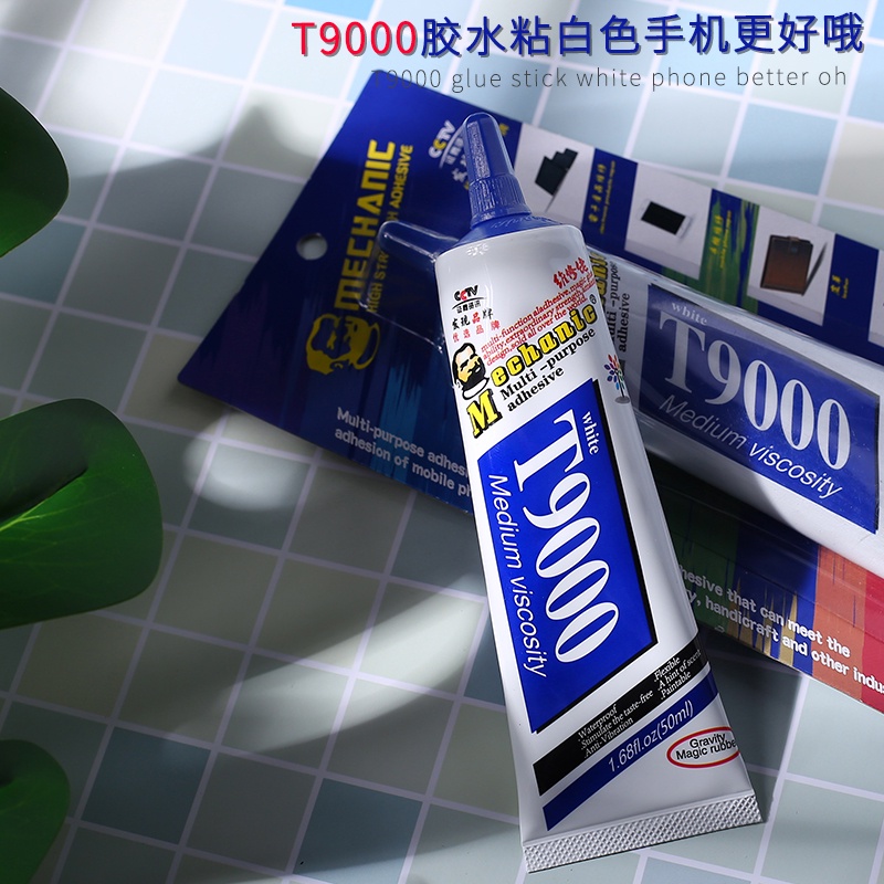 MECHANIC T9000 110ml White Liquid Adhesive Epoxy Resin Glue Adhesives Crafts Glass Touch Screen ...